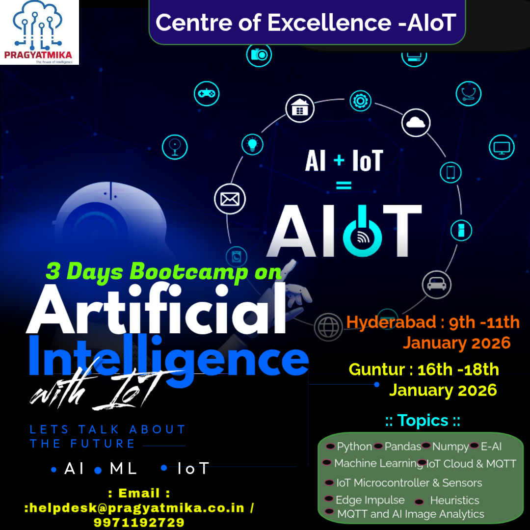 Workshop on AIoT Enabled Digital Twin – 3 Days