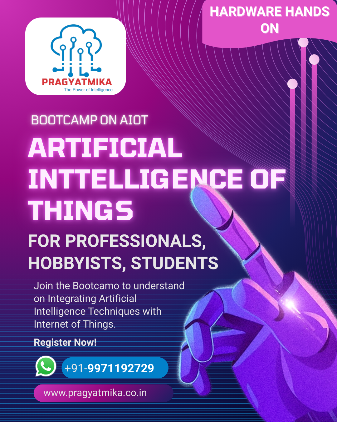 Bootcamp on Artificial Intelligence of Things (AI + IoT)